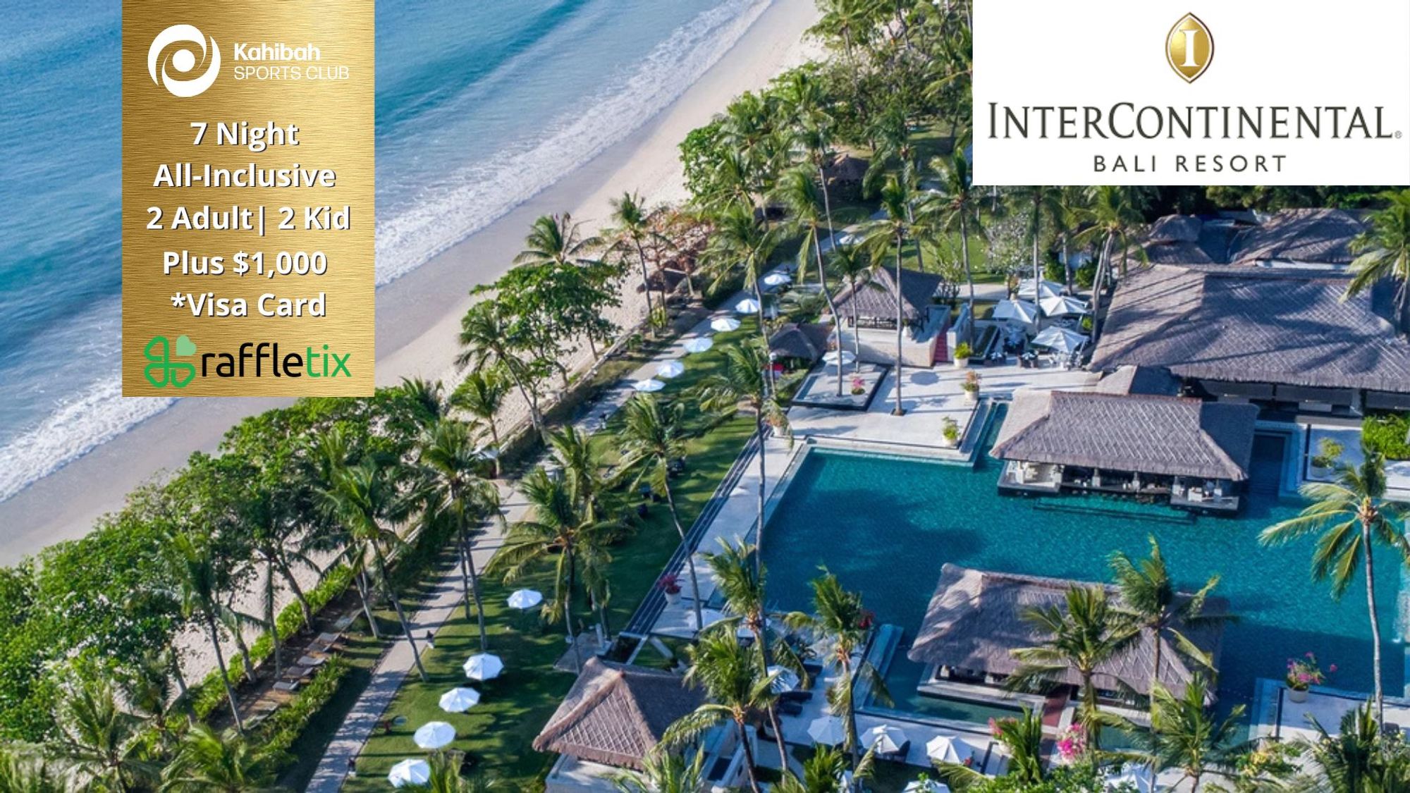 Win Bali All-Inclusive Plus $1,000 Visa Card