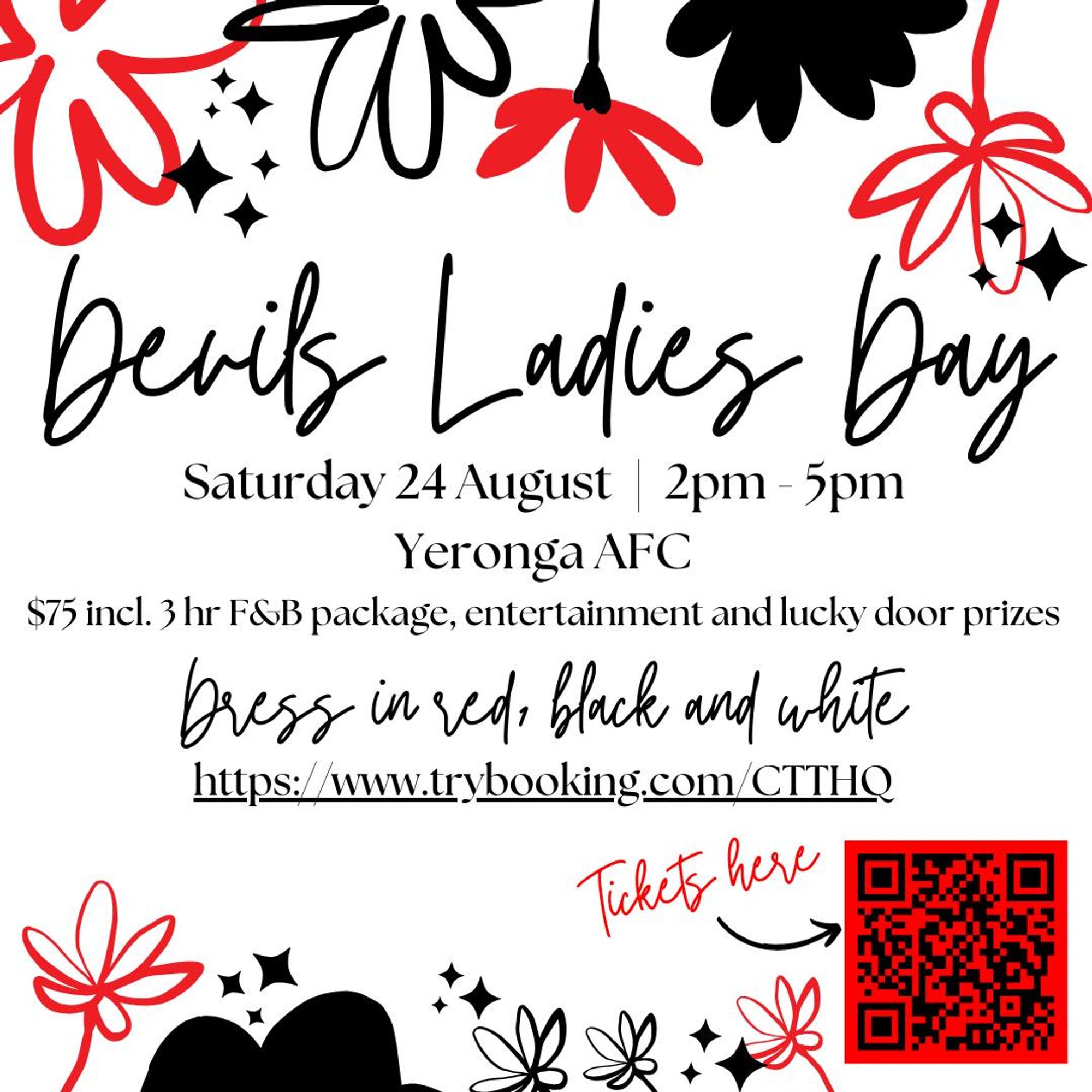 RaffleTix | Yeronga Devils Ladies' Day Raffles 2024