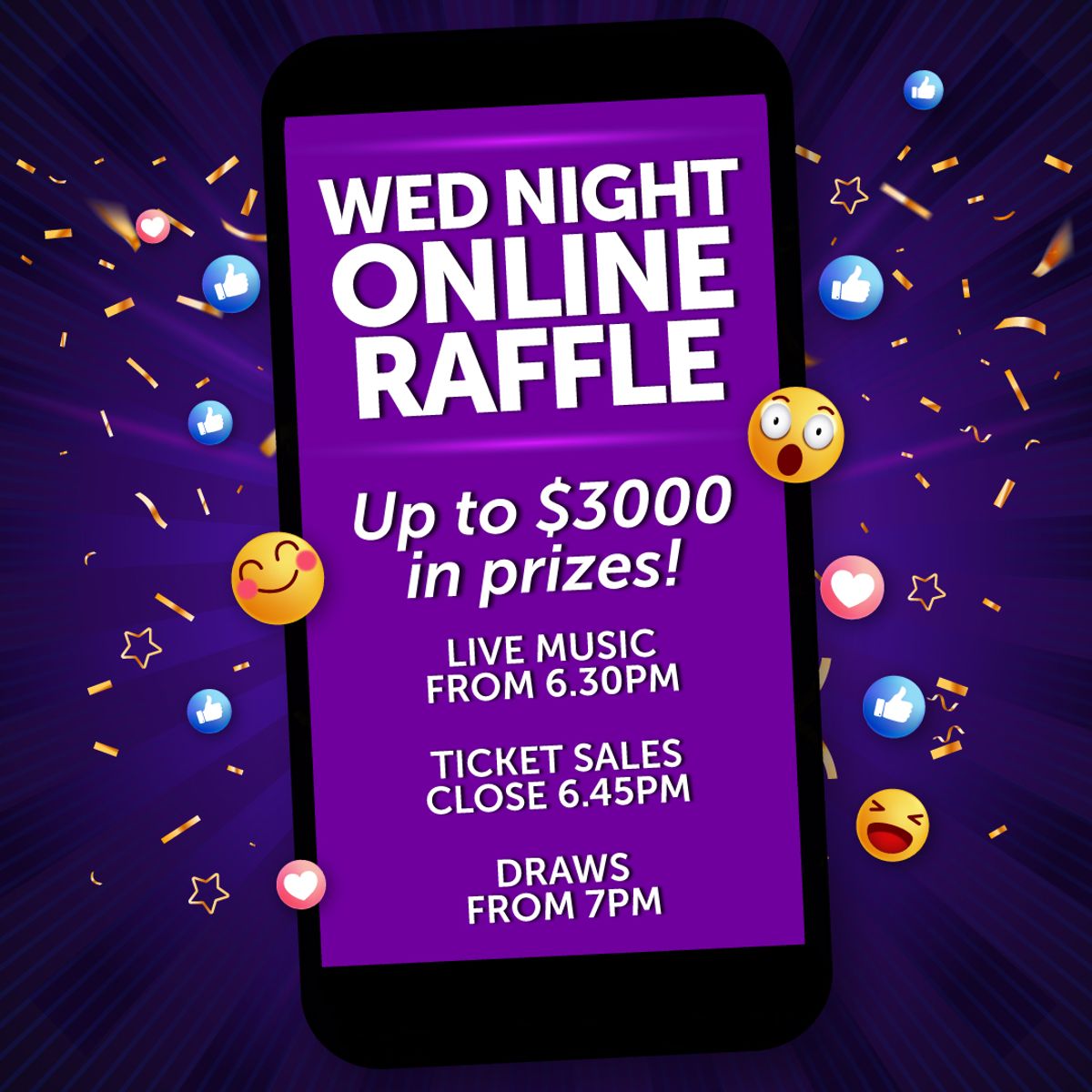 Wednesday Night Raffle July 21