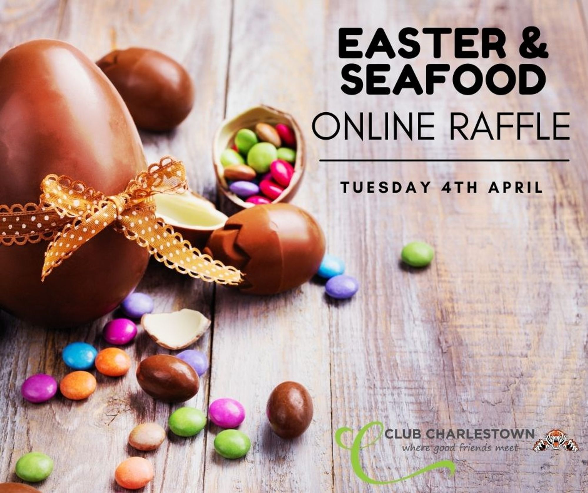Easter & Seafood Online Raffle - Club Charlestown