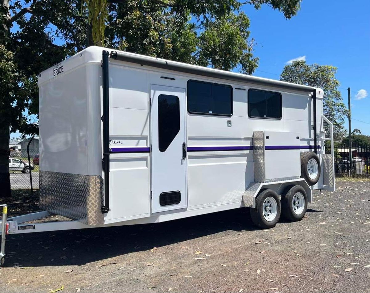 Brice Trailers 3 Horse Float
