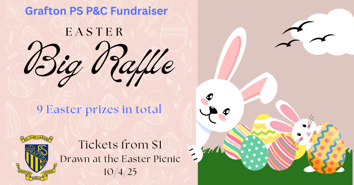 RaffleTix | 2025 Grafton PS P&C Easter Raffle