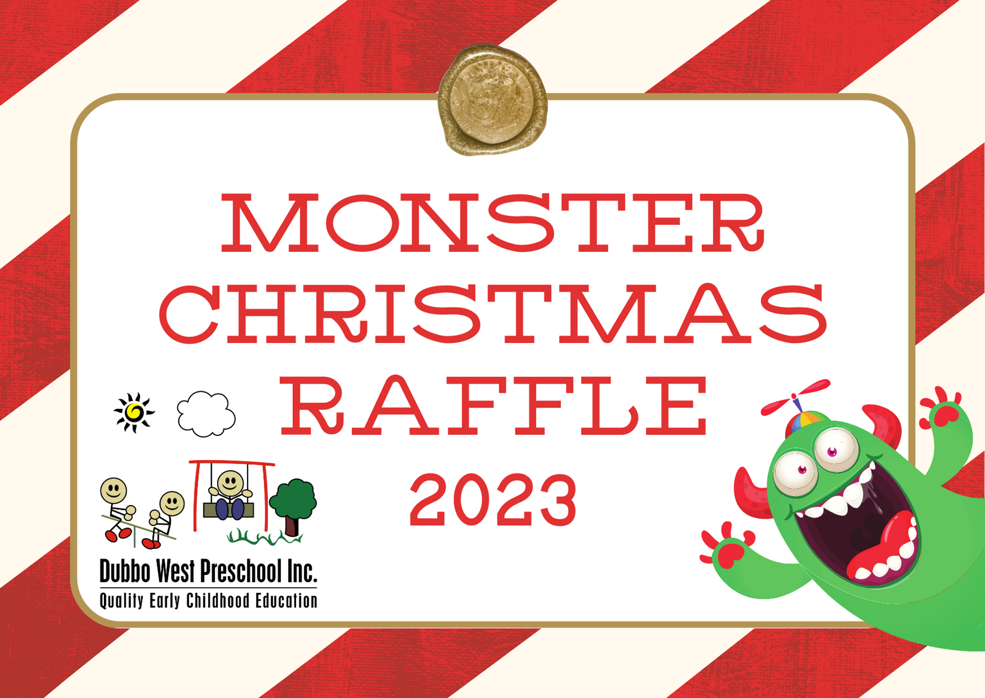 Dubbo West Preschool - Monster Christmas Raffle