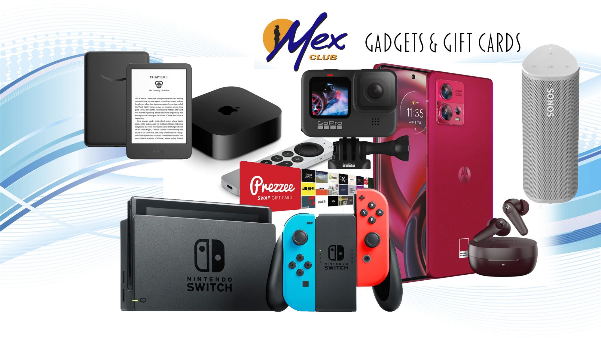 Wed Feb 22 - $4,000+ Gadgets & Gift Cards Online Raffle!