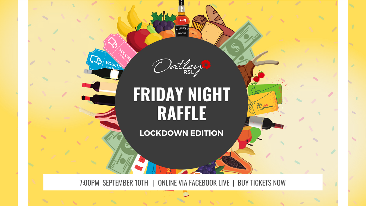 Friday Night Raffle: Lockdown Edition