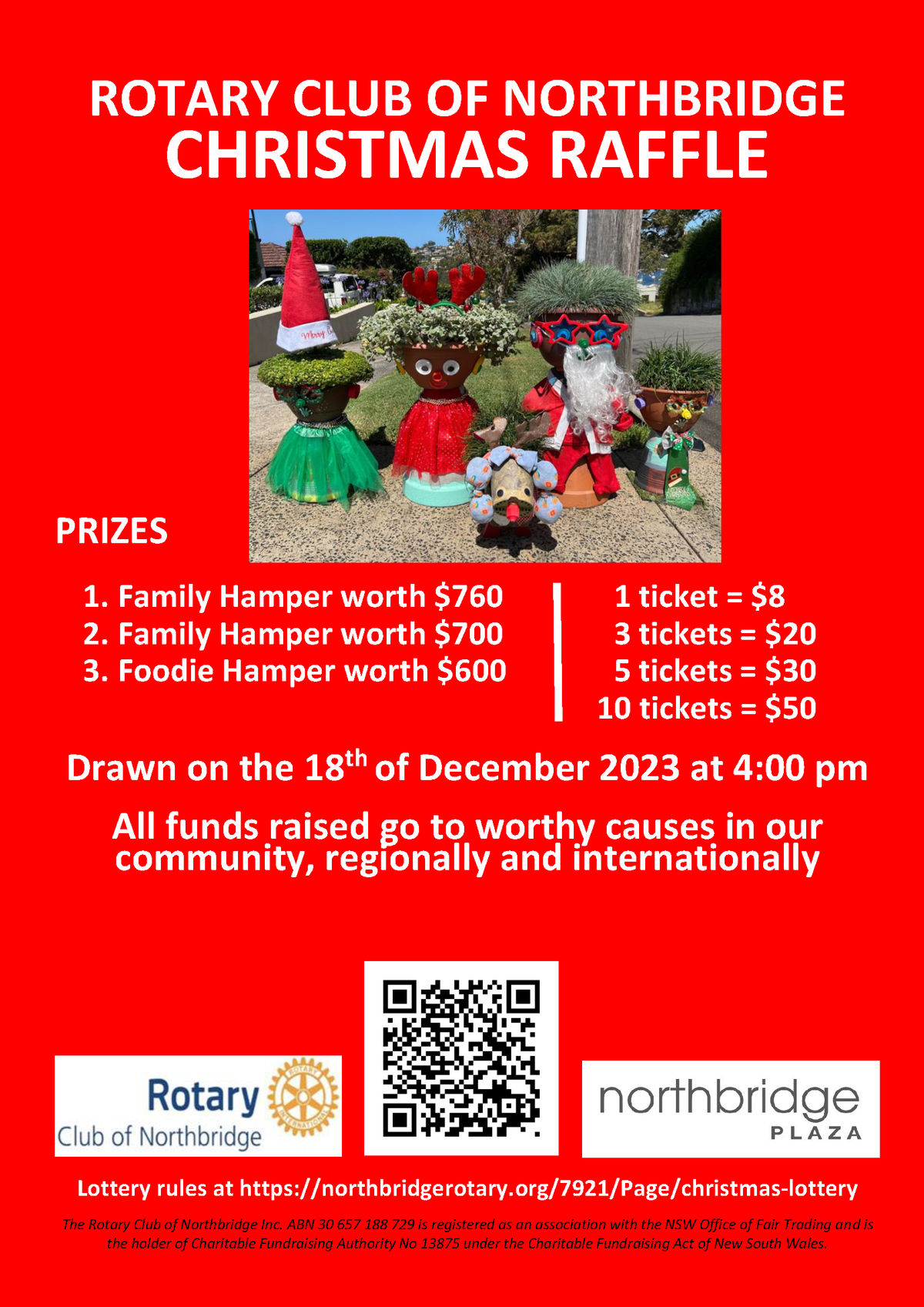Northbridge Rotary Christmas Raffle 2023