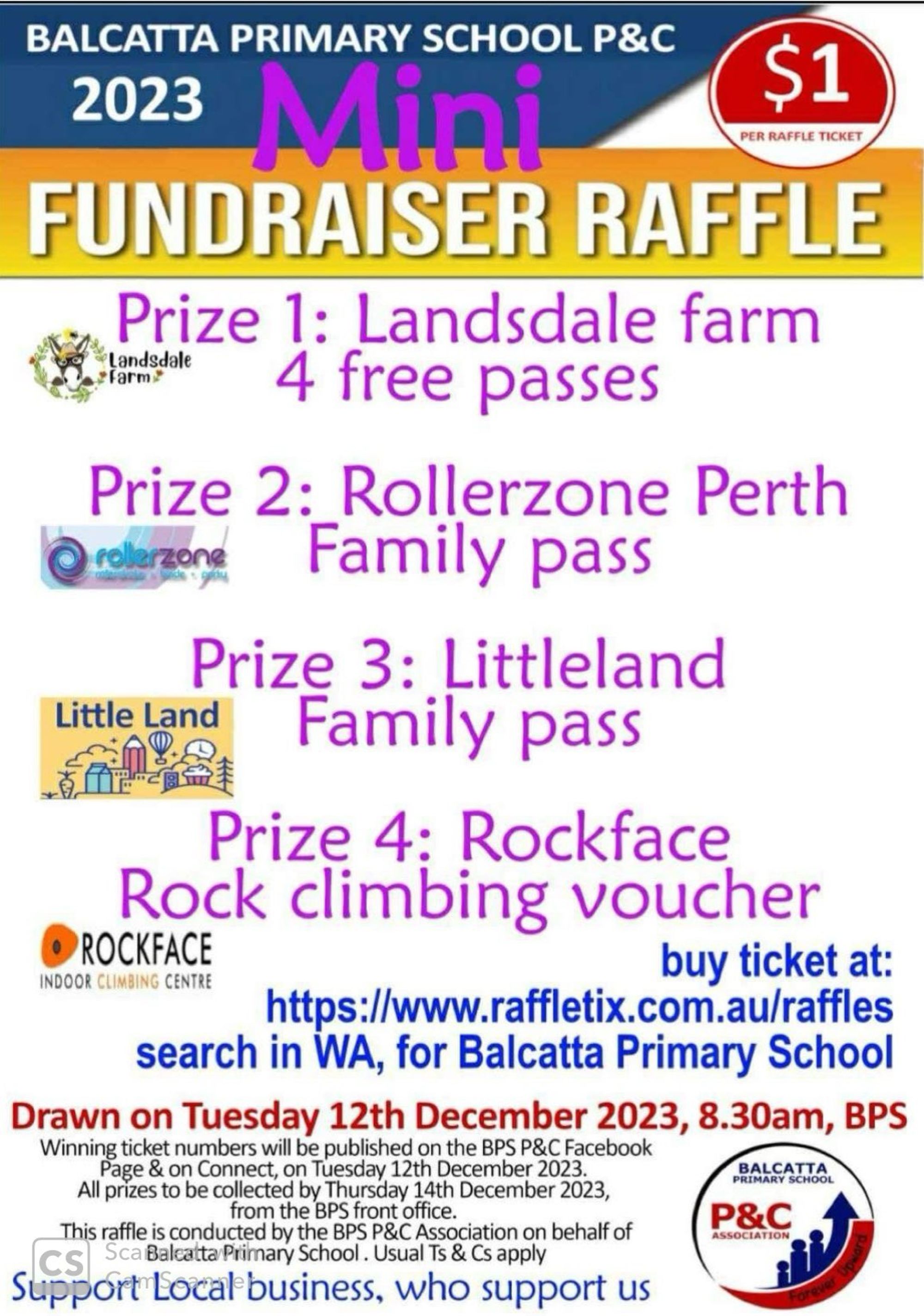 Balcatta Primary School Mini Raffle