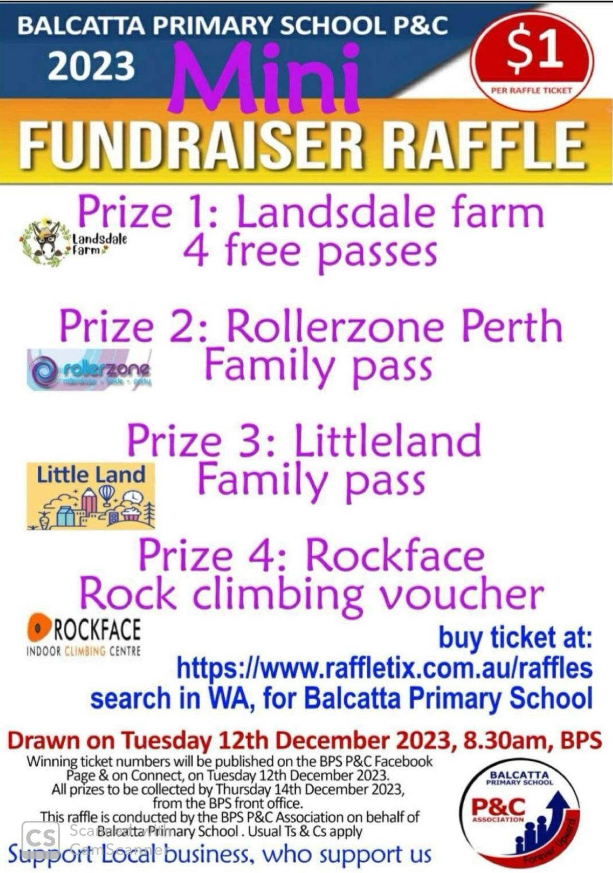 Balcatta Primary School Mini Raffle