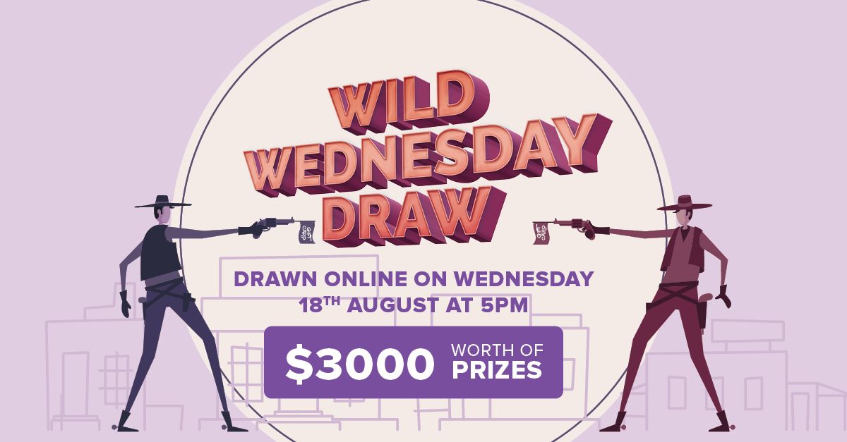 Wild Wednesday Draw 18th August 2021