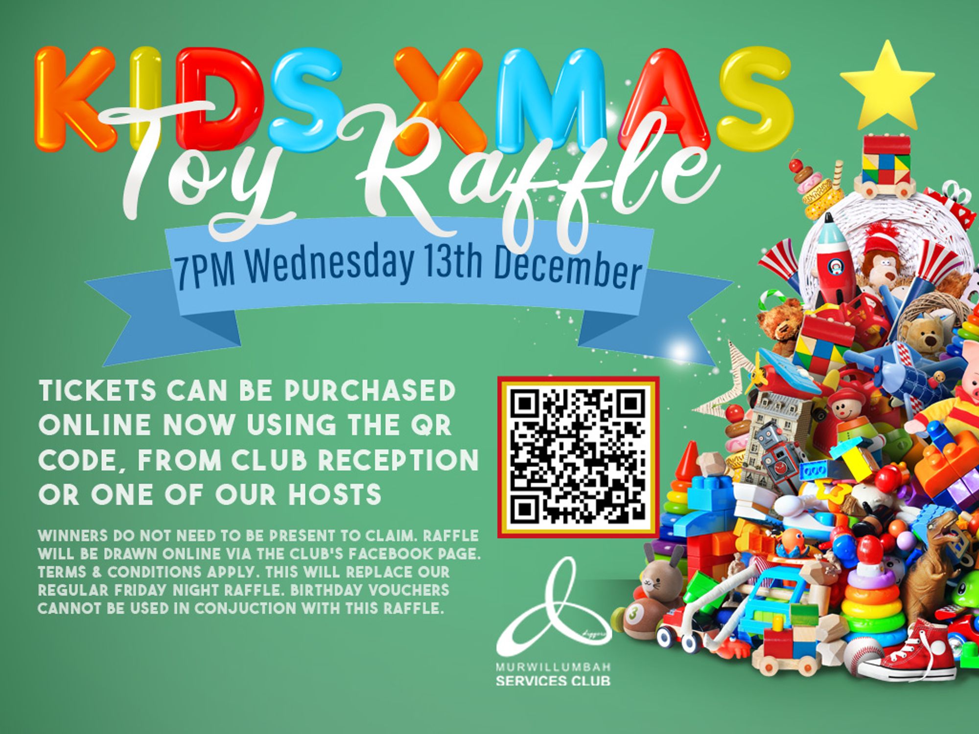 Christmas Toy Raffle 2023