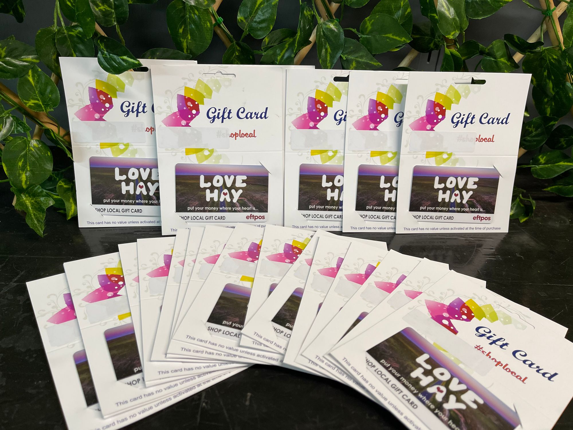 $1500.00 Love Hay Gift Cards Raffle Thursday 5th June 2025