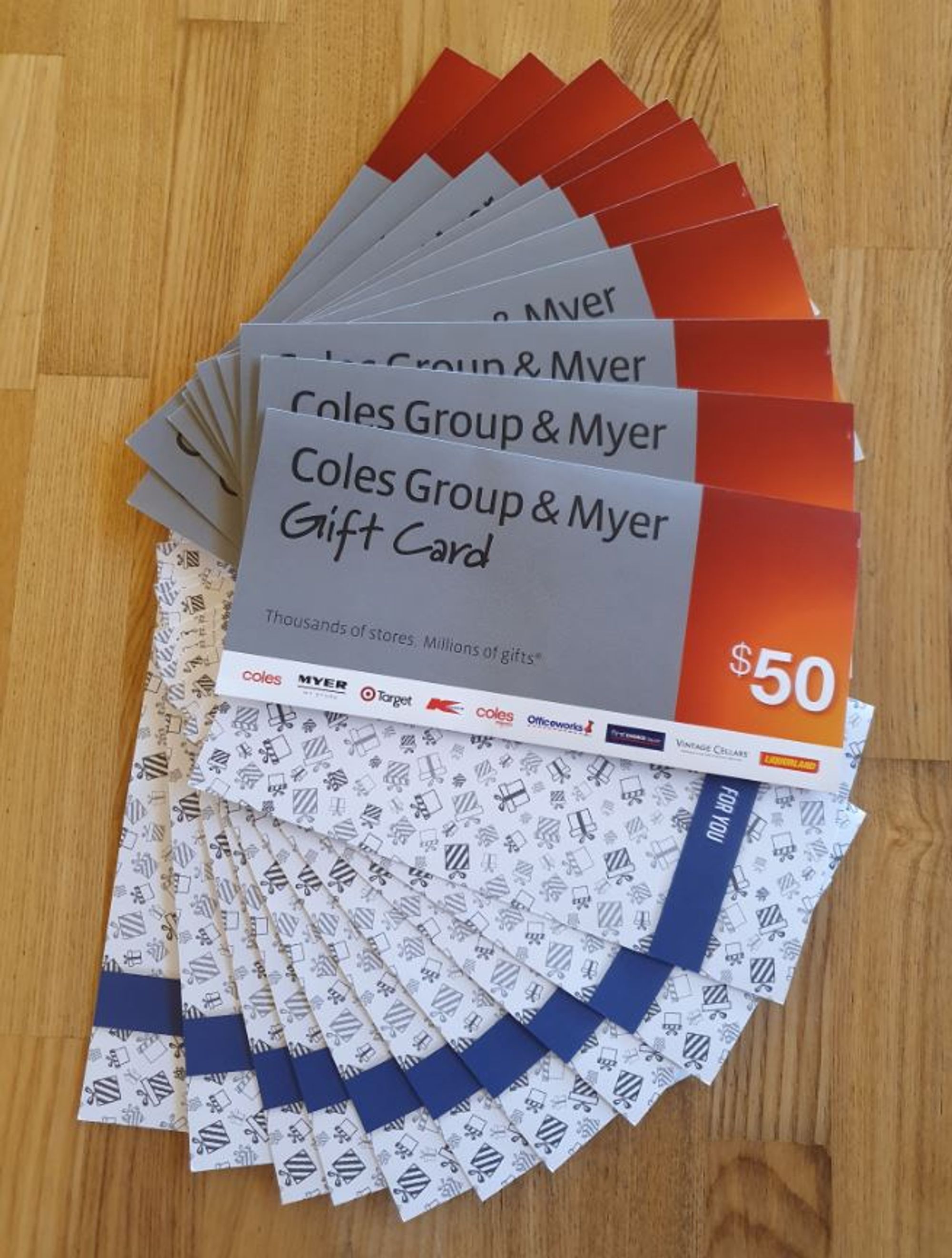 20 x $50 Mixed Gift Card Raffle