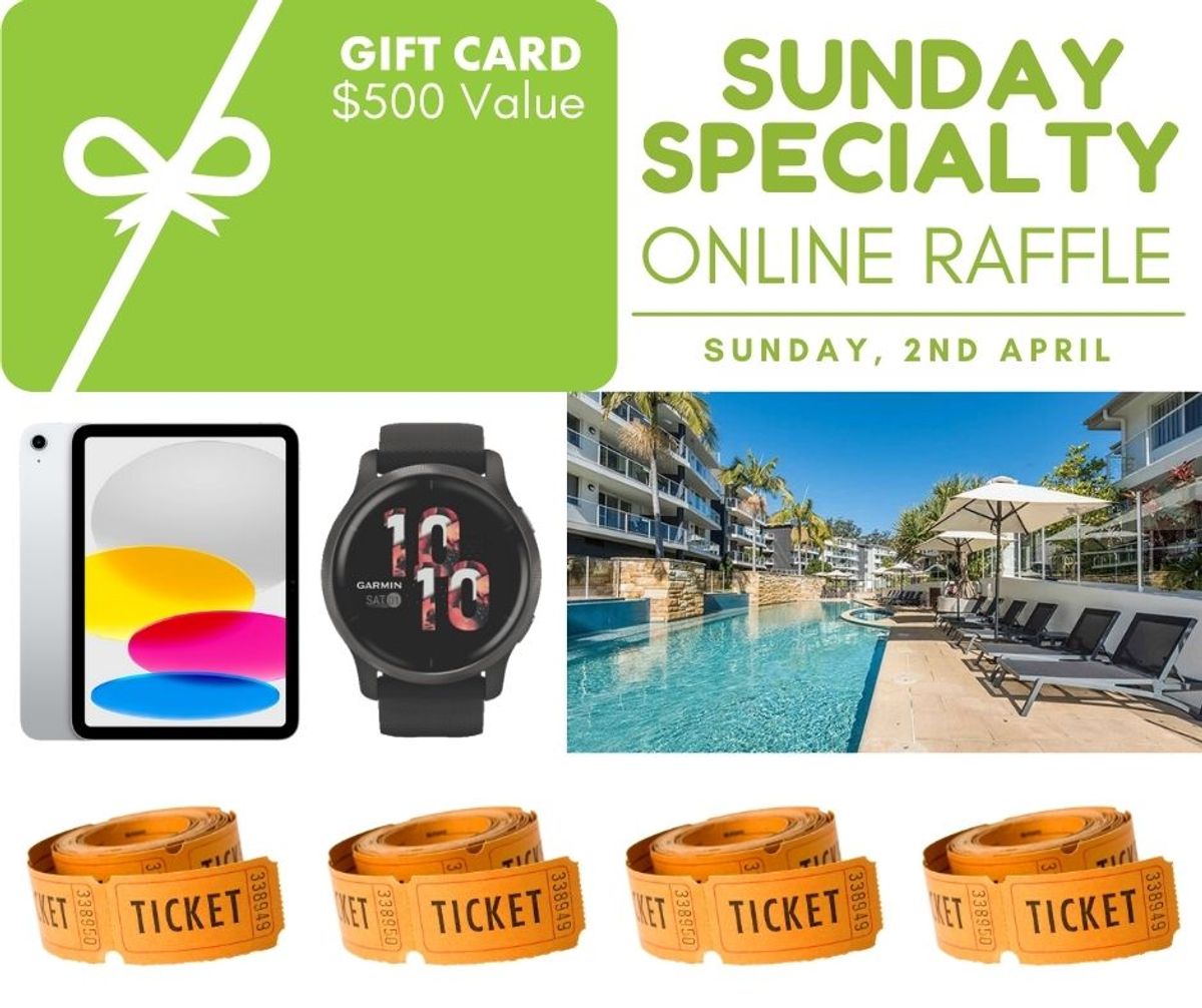 Sunday Specialty Online Raffle