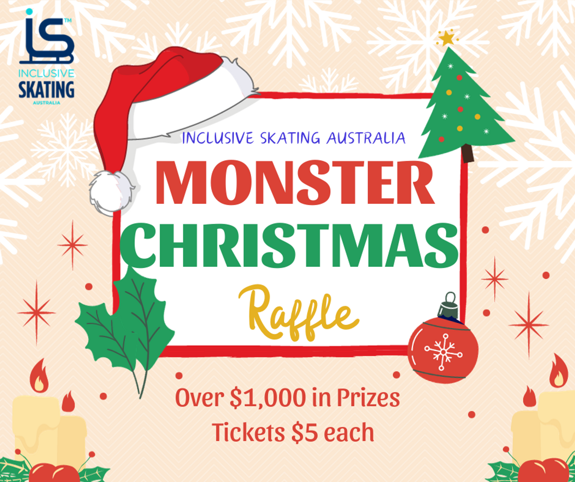 Inclusive Skating Australia Monster Christmas Raffle