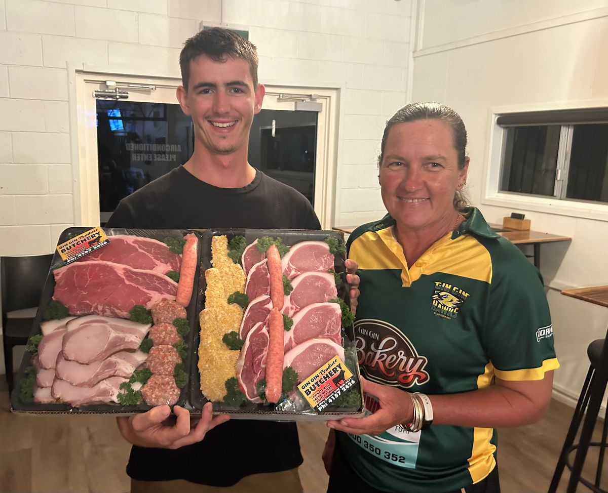 Gin Gin Hawks Meat Tray Raffles 03/05/24