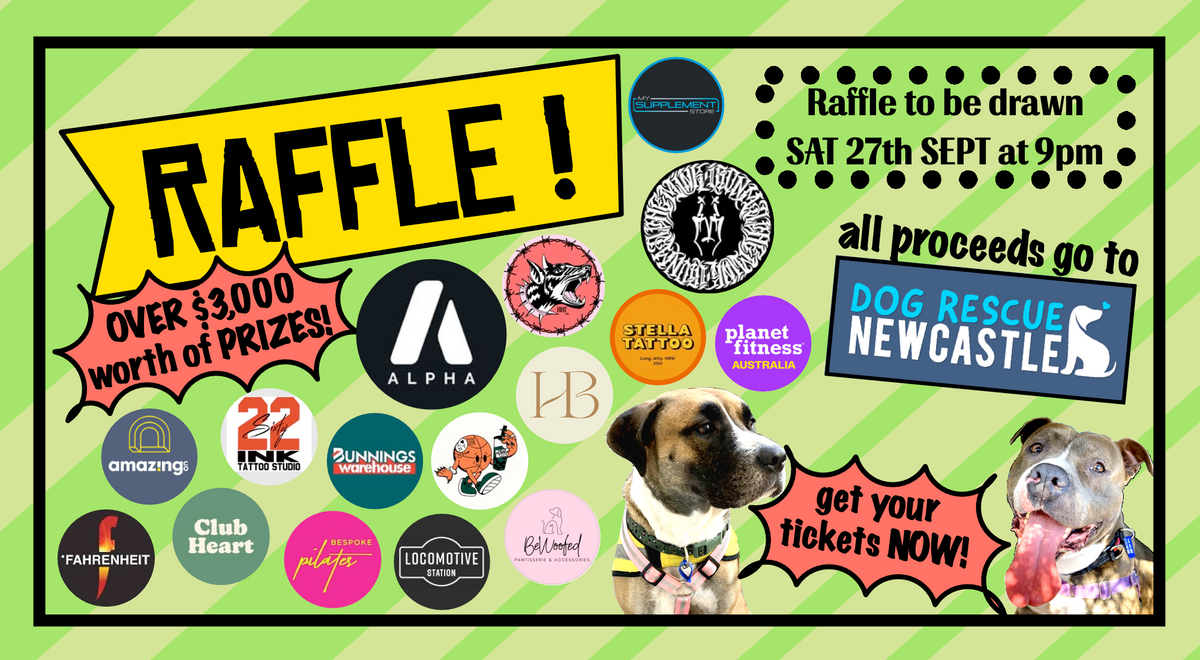 RaffleTix | Dog Rescue Newcastle Raffle