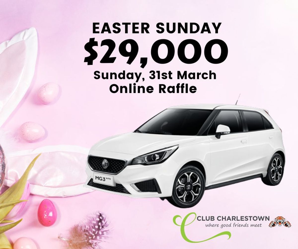 Easter Sunday $29,000 CAR Raffle - Win A MG3 Excite!