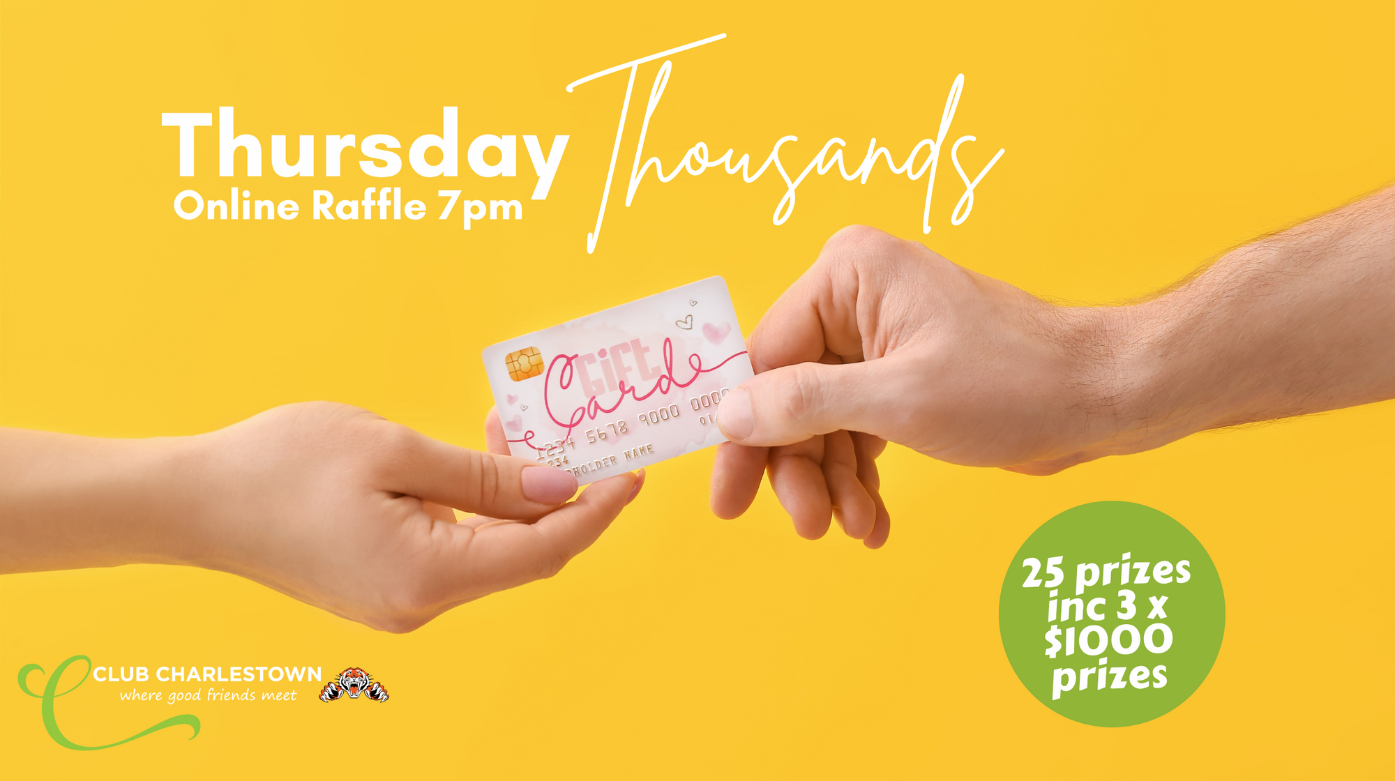 Thursday Thousands Online Raffle