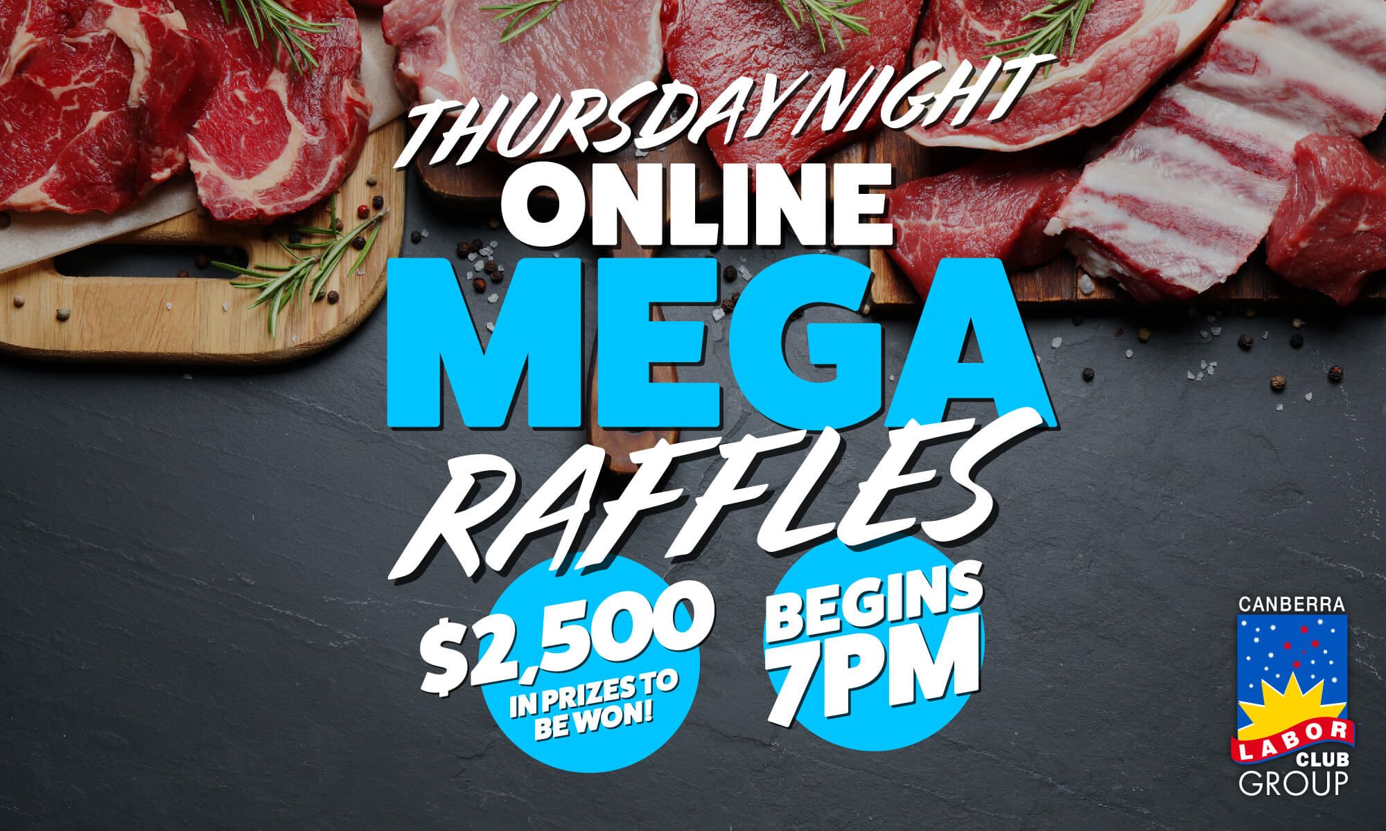 Canberra Labor Clubs' Mega Online Raffle