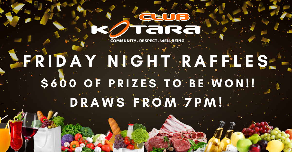 Club Kotara Friday Night Raffle