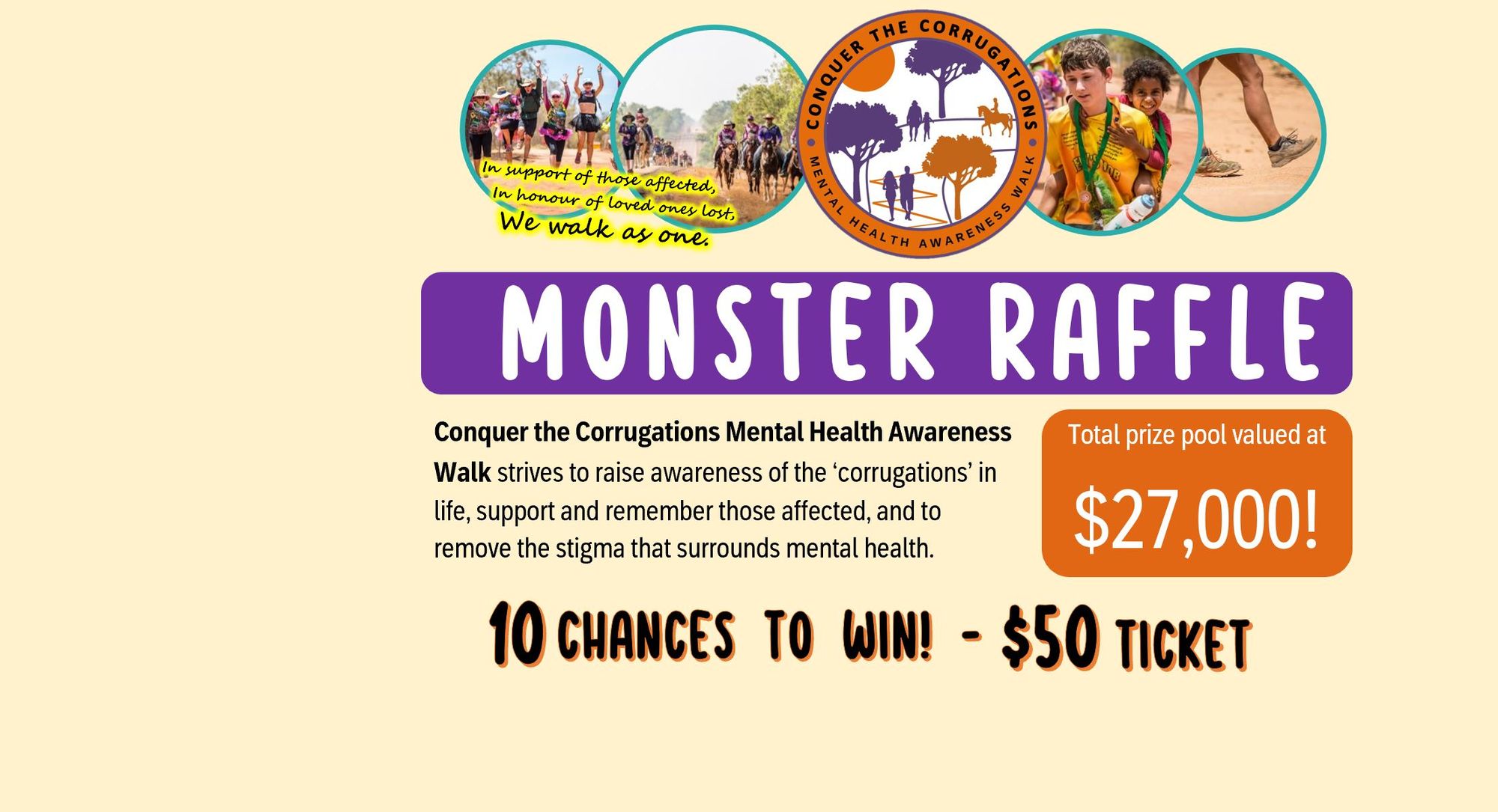 Conquer the Corrugations Monster Raffle