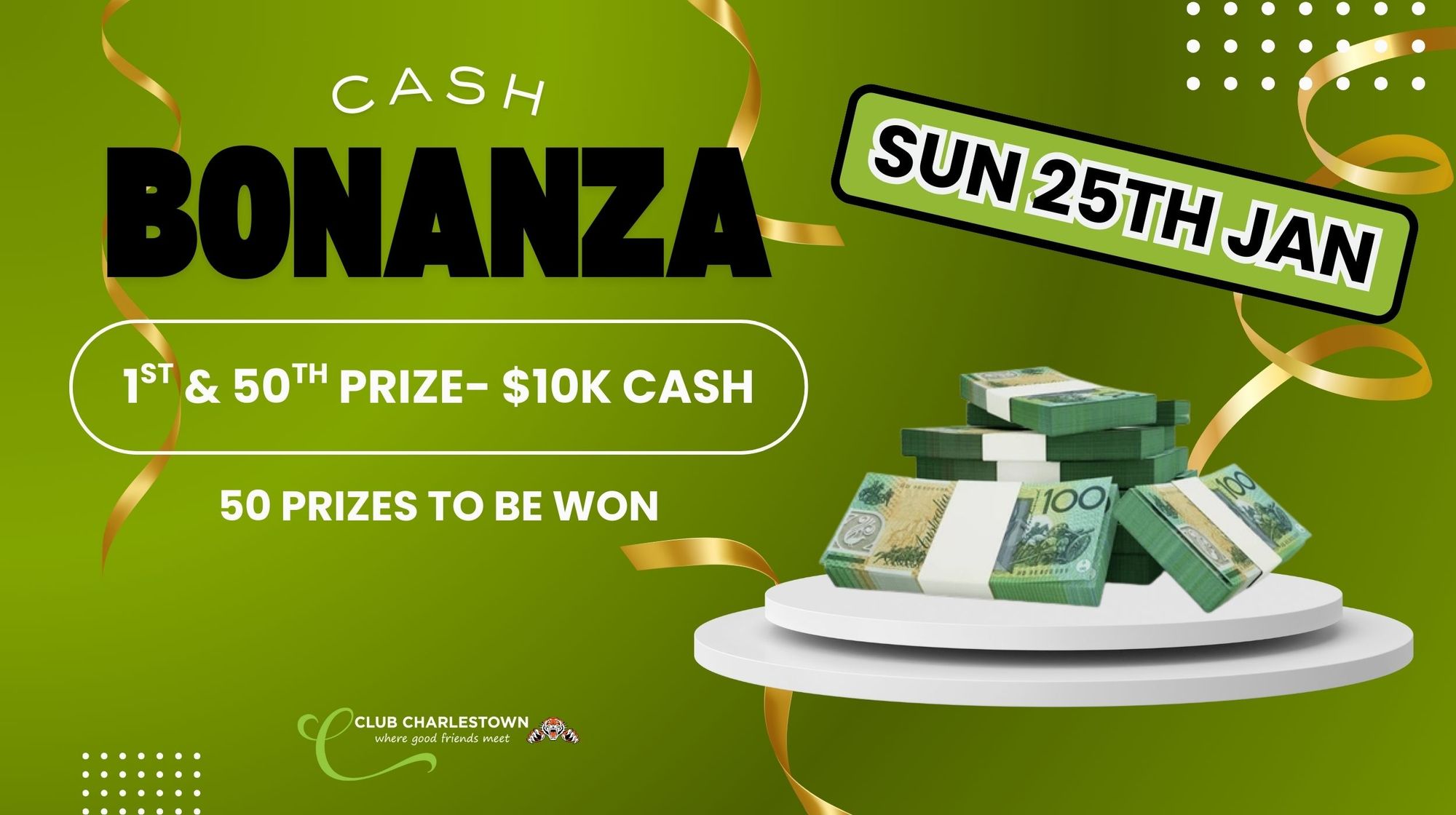 Cash Bonanza Online Raffle