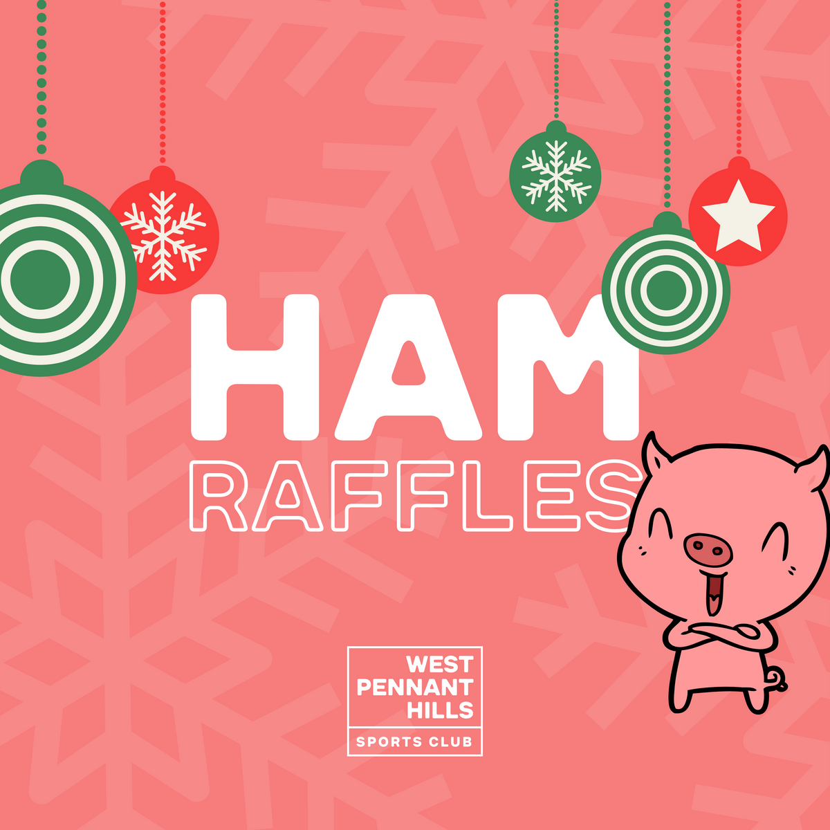 THE FIRST MASSIVE 50 HAM CHRISTMAS RAFFLE