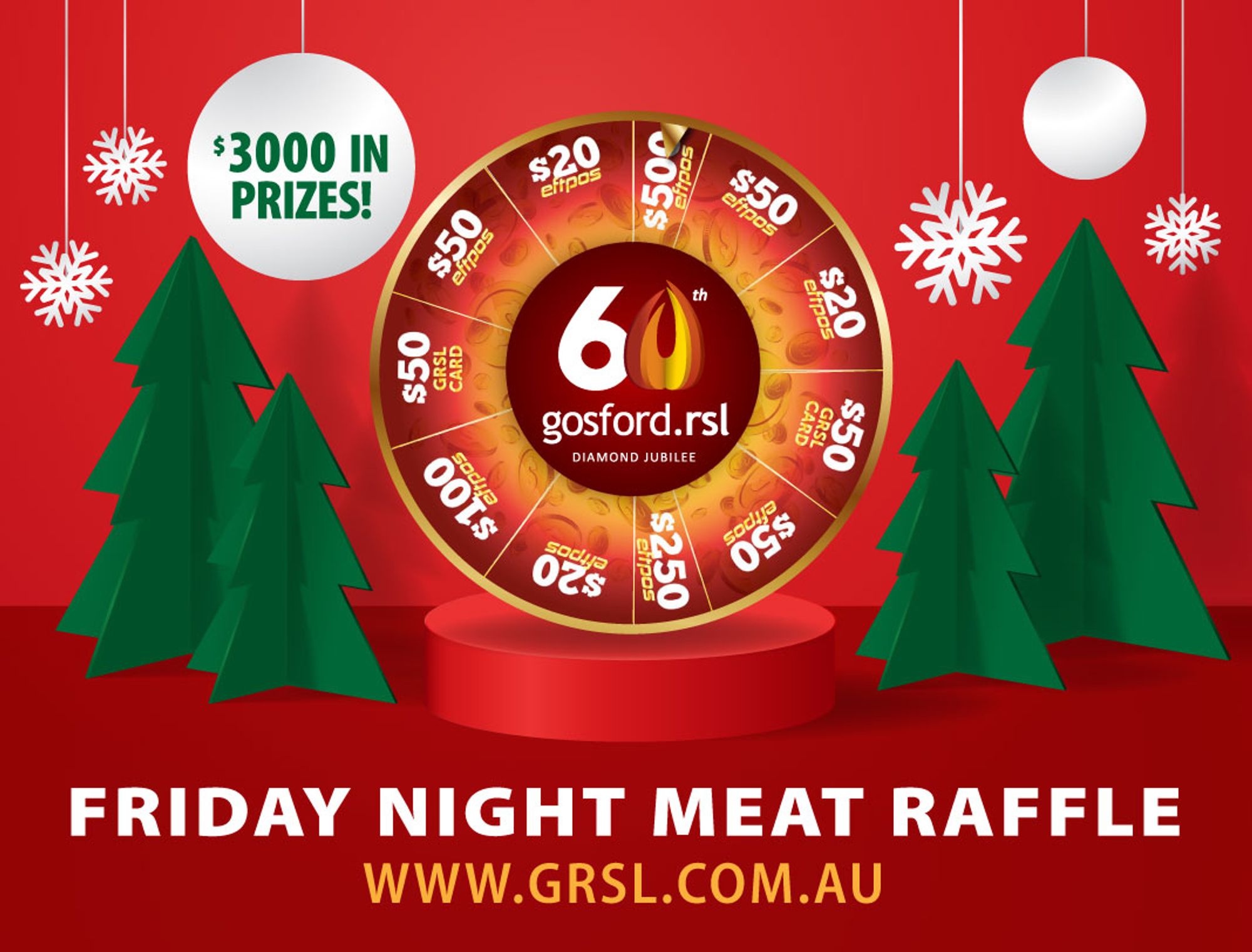 Friday Night Raffle Dec 18