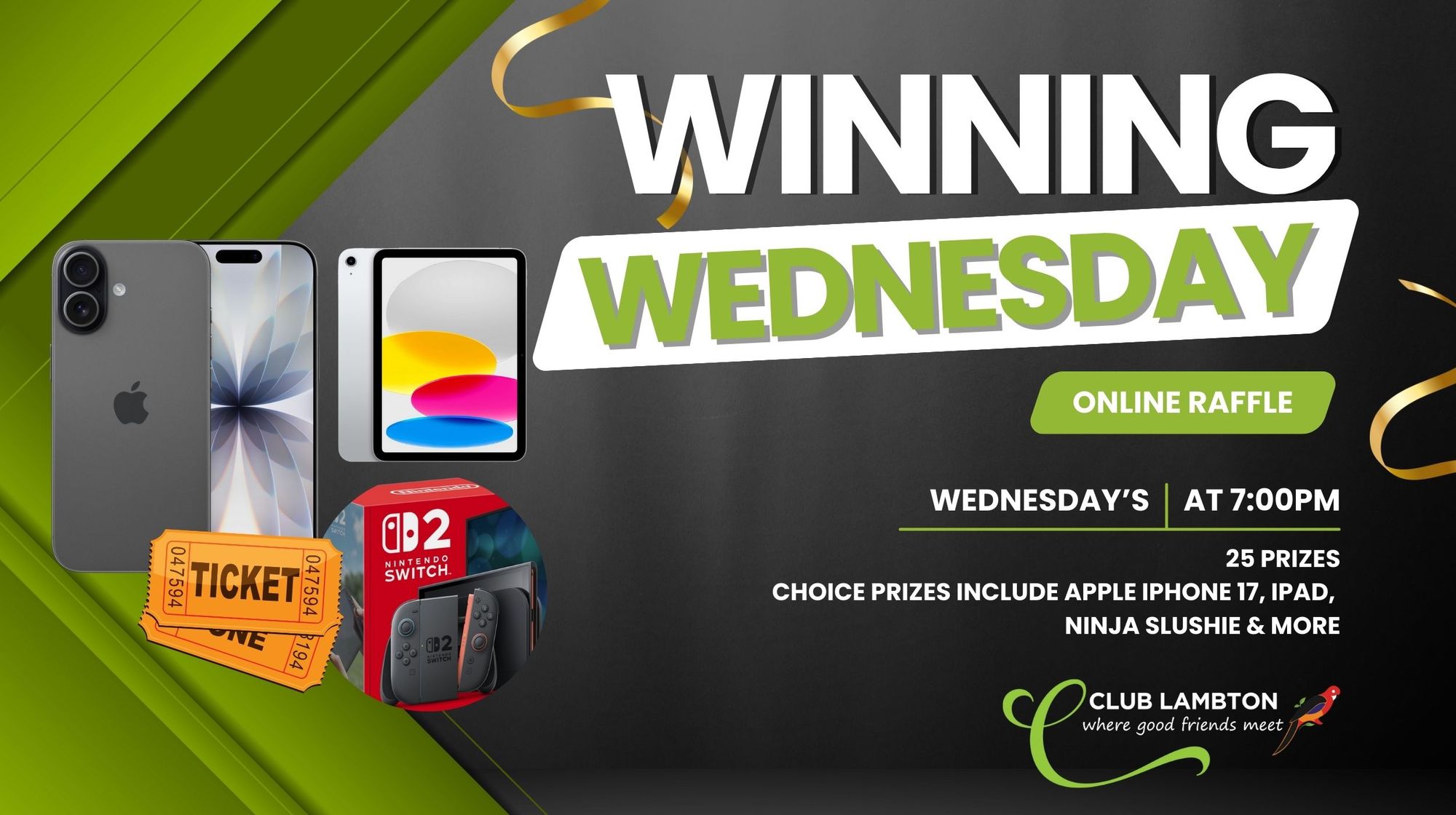 RaffleTix | Winning Wednesday Online Raffle