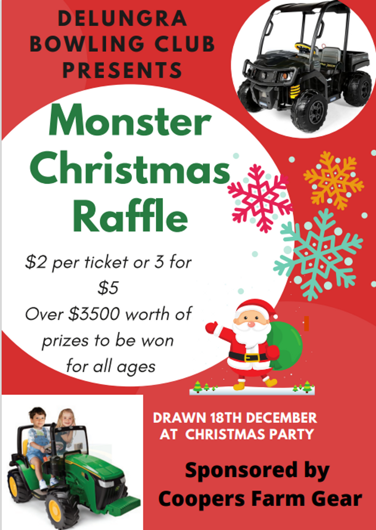 Monster Christmas Raffle