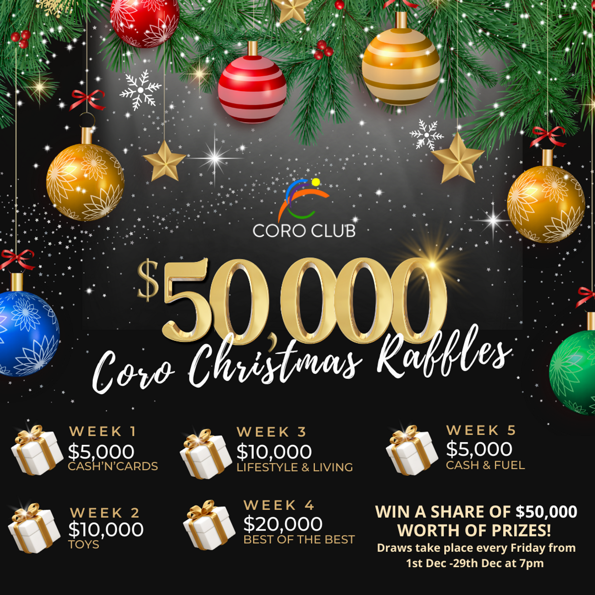 WEEK 1 - CASH N CARDS - FRIDAY 1ST DECEMBER 2023