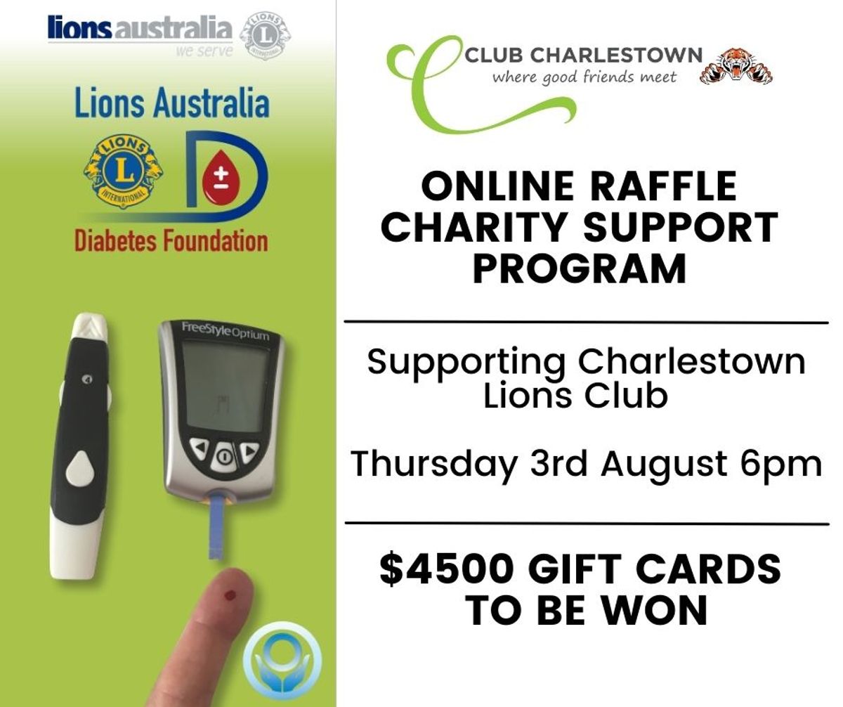 Charity Support Raffle - Charlestown Lions Club
